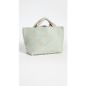 Naghedi Women's St Barths Medium Plaid Tote, Haze, One Size