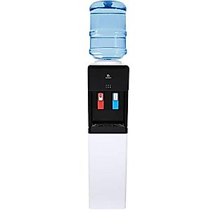 Avalon A2TLWATERCOOLER Top Loading Water Cooler Dispenser, Black, Black&White