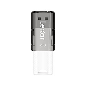 Lexar® JumpDrive® S60 USB 2.0 Flash Drives, 64GB, Black Pack Of 3 Flash Drives