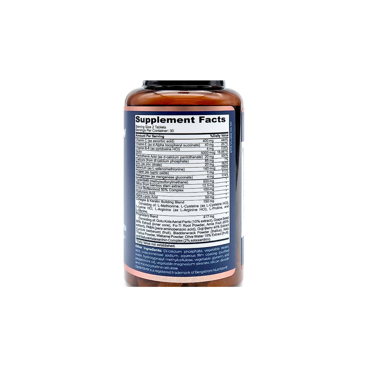 Renewglow Hair Supplement, Proven to Promote Healthy Hair Growth Supports Thicker, Fuller Hair and Healthier Skin, Ages 35 and Up