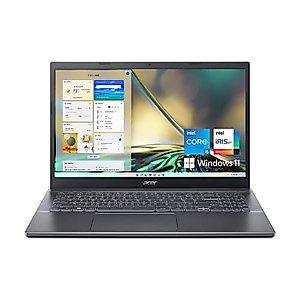 Acer Aspire 5 A515-57-53T2 Slim Laptop | 15.6" Full HD IPS Display | 12th Gen Intel Core i5-1235U | 8GB DDR4 | 512GB NVMe SSD | 802.11ax Wi-Fi 6 | Thunderbolt 4 | Backlit Keyboard | Windows 11 Home
