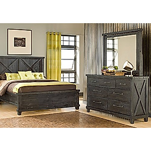 Modus Furniture Yosemite Solid Wood Dresser, Cafe