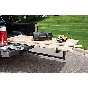 Tricam SLE-1/SKLE-350 2 in 1 E-Z Hitch Mounted Load Extender, 350-Pound Capacity, Black Finish