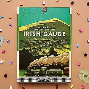 Capstone Games: Irish Gauge, Strategy Board Game, High Player Interaction, Quick 60 Minute Play Time, 3 to 5 Players, Ages 12 and Up