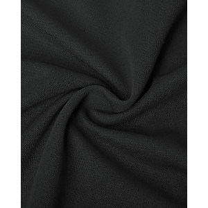 TAPULCO Mountain Bike Shirts for Men, Quick Dry Tech 1/4 Zip Pullover 2 Rear Pockets Moisture Wicking Breathable Sport Shirt Black Large