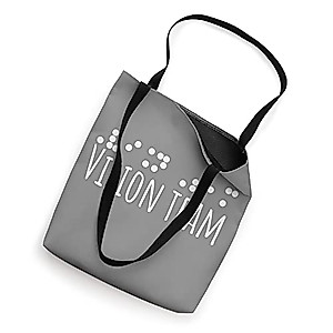Vision Team PVI Visual Braille Unisex Gift Men Women School Tote Bag