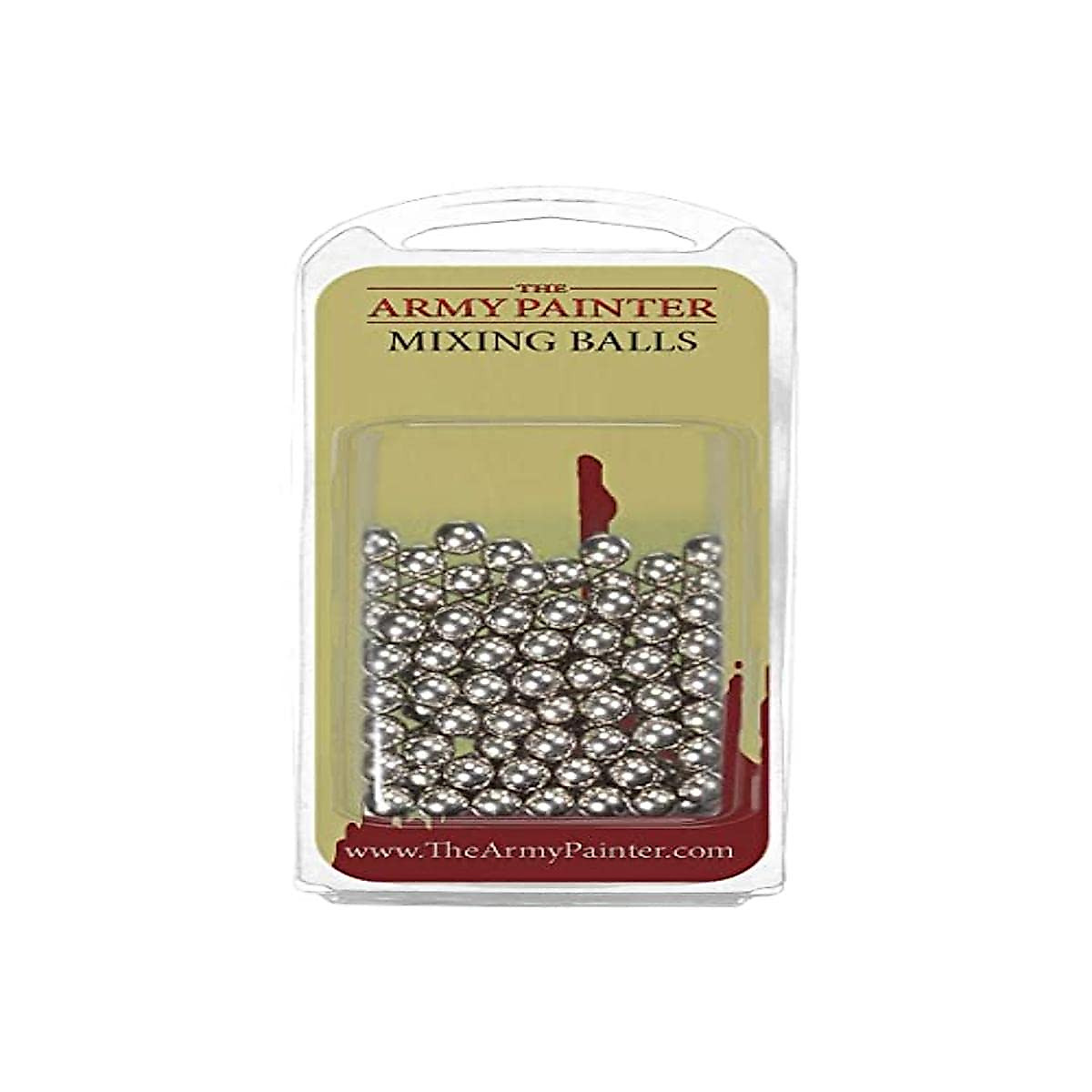 The Army Painter Paint Mixing Balls - Rust-proof Stainless Steel Paint Mixing Balls for Mixing Model Paints - Stainless Steel Mixing Agitator Balls and Paint Balls, 5.5mm/apr. 0.22”, 100 Pcs