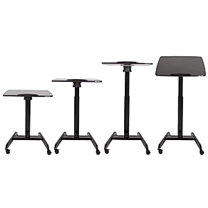 Stand Steady Multifunctional Mobile Podium (Black)