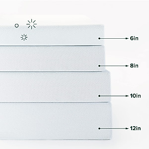 ZINUS 10 Inch Green Tea Cooling Gel Memory Foam Mattress, King, Fiberglass Free, Cooling Gel Foam, Pressure Relieving, CertiPUR-US Certified, Mattress in A Box, White