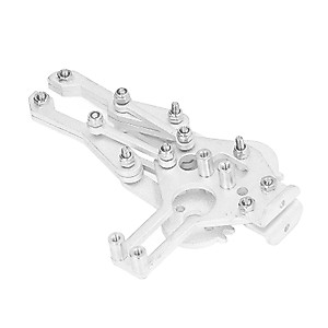 Robot Clamp, Mechanical Claw Arm Robot Clamp Aluminium Alloy High Strength Accessory Educational Science Kits for MG995 Servo, Childrens Electronics robot kit robot arm robot claw