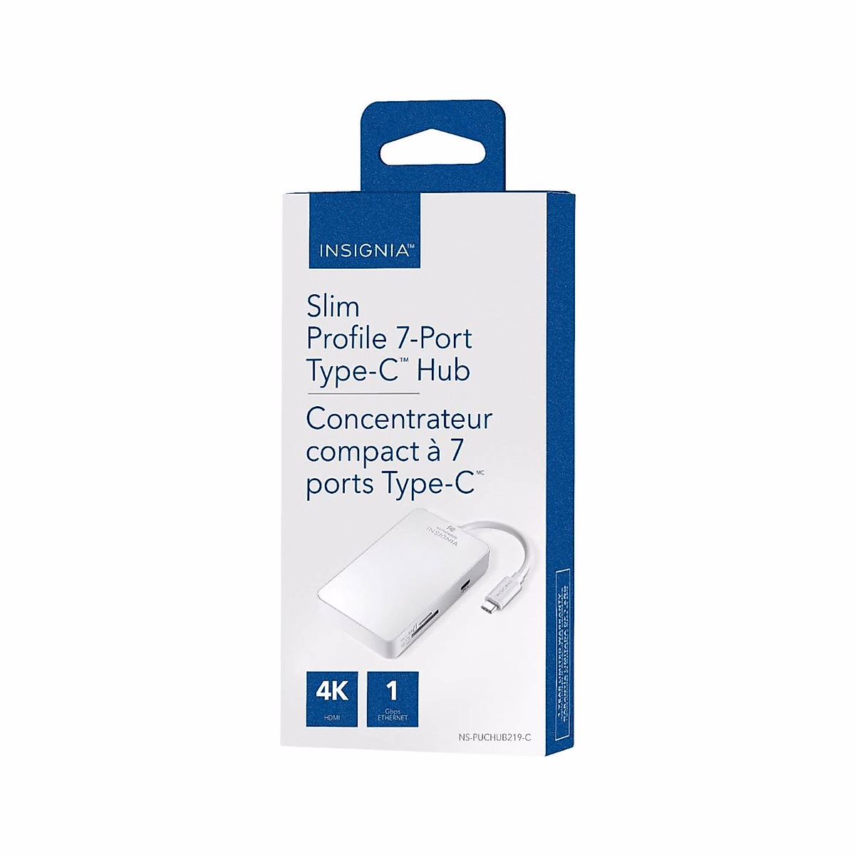 insignia Slim Profile 7-Port Type-c hub