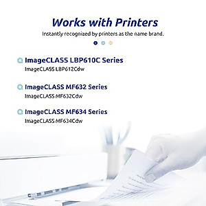 INK E-SALE Compatible Toner Cartridge Replacement for Canon 045H CRG 045 H High Yield K C M Y Color Toner Ink Set for Canon ImageClass MF634Cdw MF633Cdw MF632Cdw MF635Cx LBP612Cdw LBP613Cdw Printer