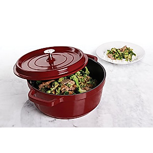 Crock-Pot Edmound Dutch Oven, 5 quart, Red
