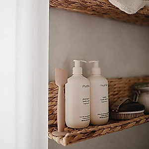 mushie Diaper Cream Applicator Soft Silicone with Suction Base (Natural)