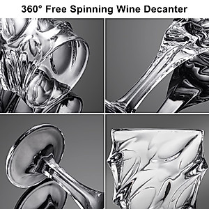 Paysky 11oz Crystal Wine Gglasses Set with Luxury Gift Box Red Wine Set of 2 -Wedding Gift for Men or Women(Space wine glasses)