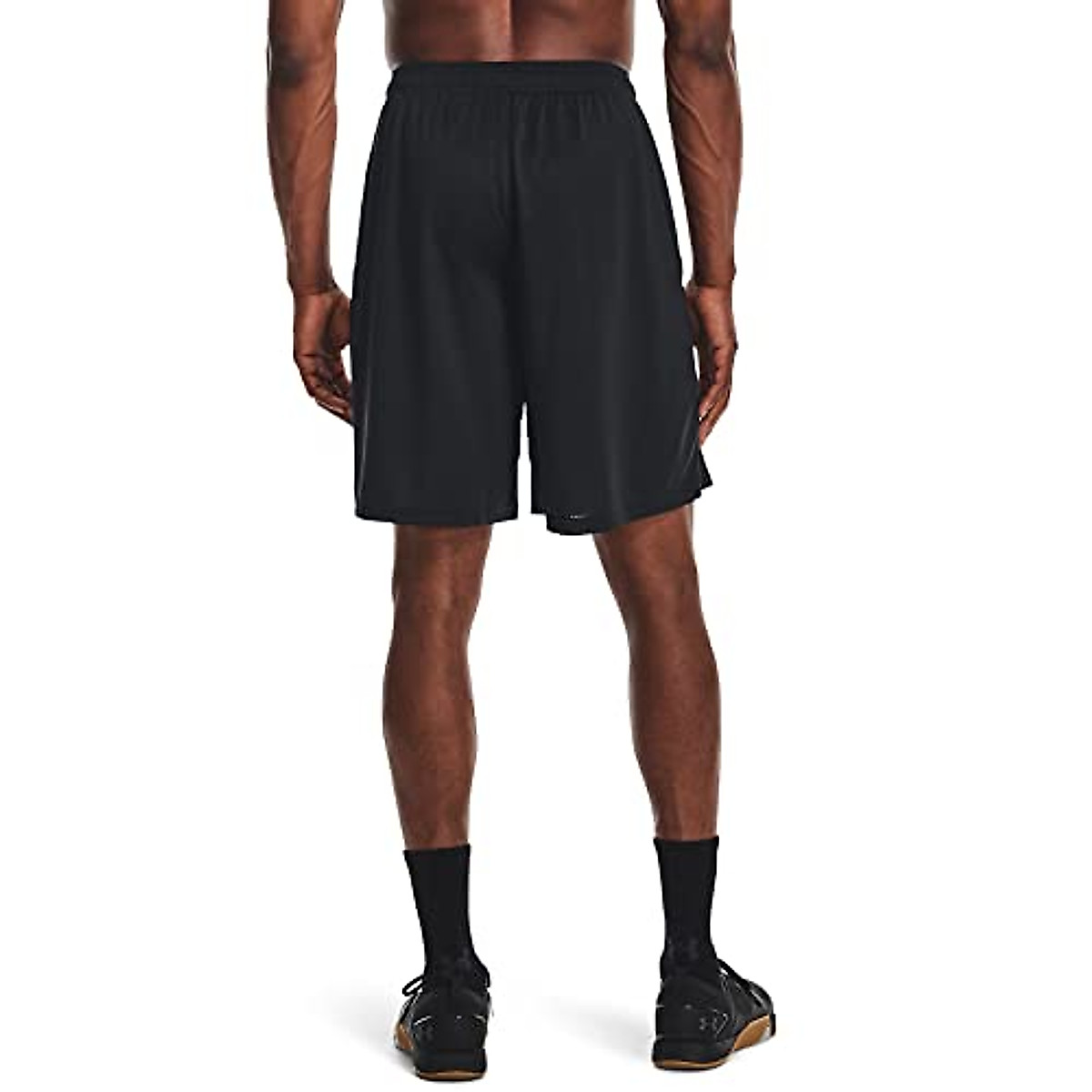 Under Armour mens Tech Mesh Shorts , Black (001)/Pitch Gray , Large