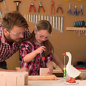 Hinittey Magnetic Goose Key Holder,Adorable Key Magnet Holder, Porch Goose Statue, Silly Goose and Weird Home Decor Funny Key Holder Decor for Table Desk Home Office New Home Housewarming Gifts