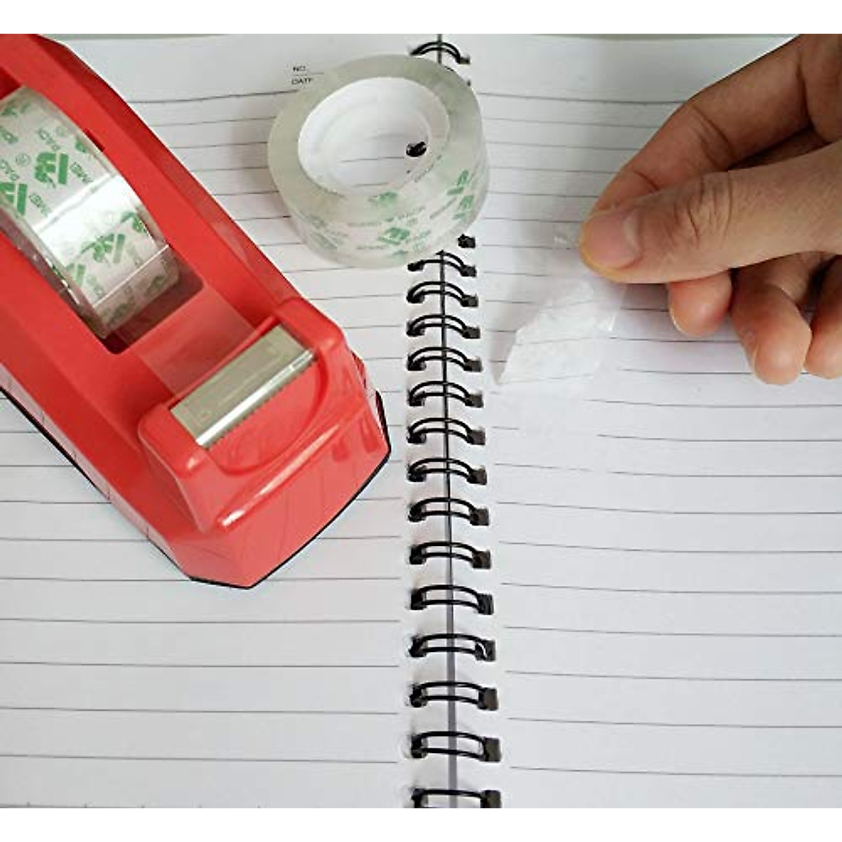 Crystal Clear Transparent Tape Refills Rolls for Dispenser, 24 Rolls Value Pack, 3/4 in x 1000 in,1 inch Core, Gift Wrapping Tape for Office, School and Home, BOMEI PACK