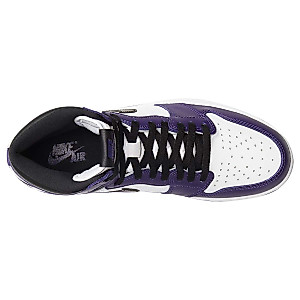 AIR JORDAN Nike Men's 1 Retro High OG Court Purple 2.0", Court Purple/White/Black, 8.5