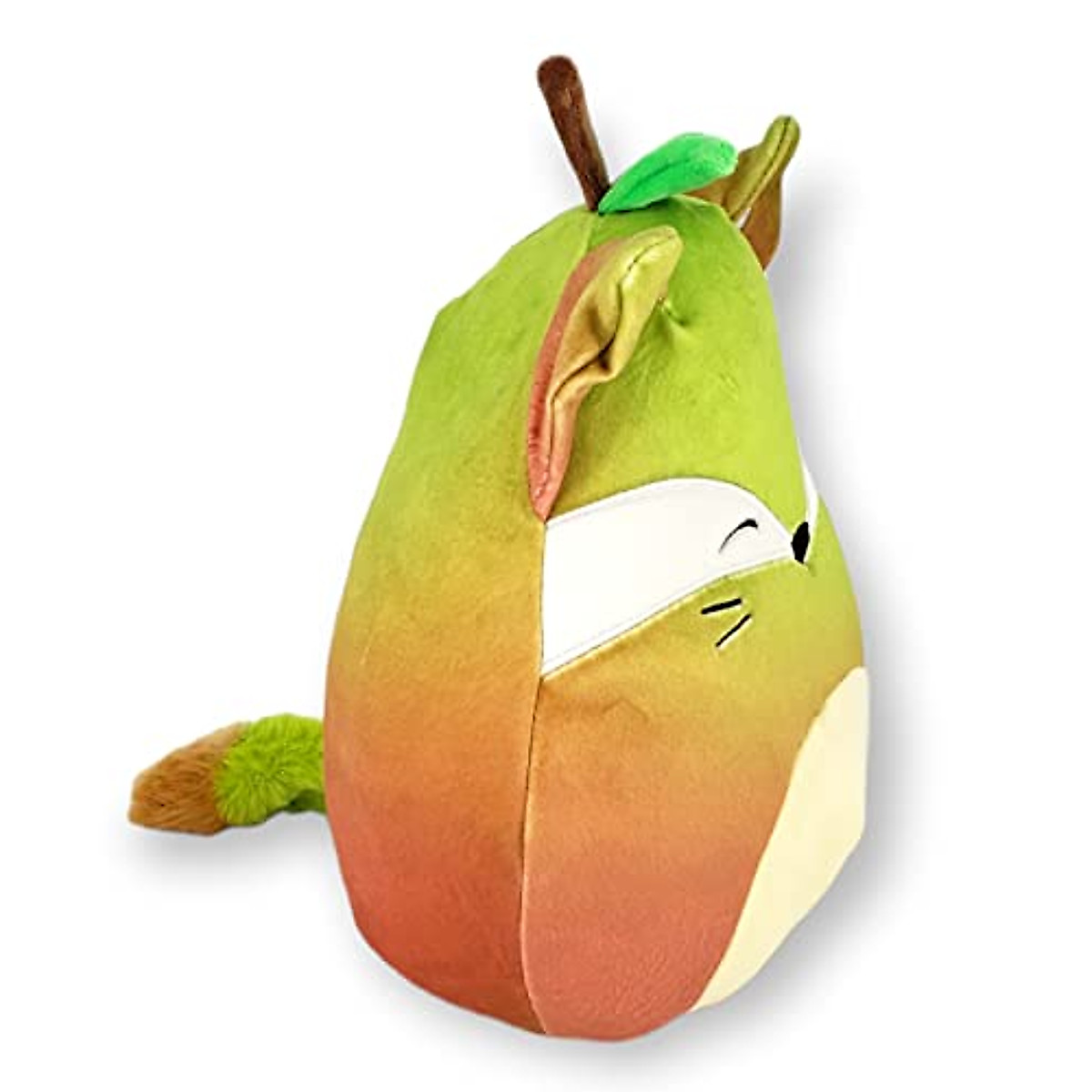 Squishmallow SQUISHMALLOWS KellyToy 8 inch (20cm) Foodie Squad - Fifi The Fox in Pear Costume