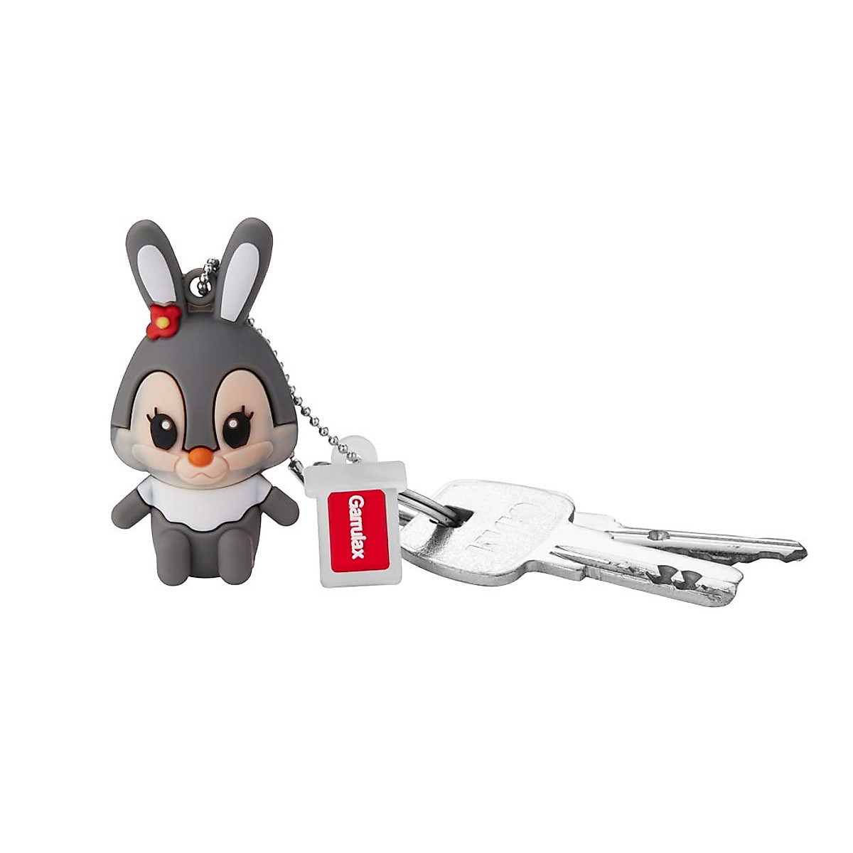 GARRULAX USB Flash Drive, 8GB / 16GB / 32GB USB 2.0 Updated Waterproof USB Memory Stick Date Storage Pendrive Thumb Drives (32GB, Gray Rabbit)
