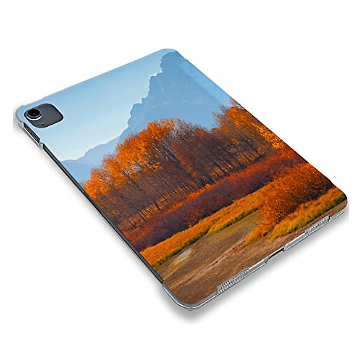 Mountain Autumn Leaves Nature case Compatible with iPad Mini Air Pro 7.9 8.3 9.7 10.2 10.9 11 12.9 inch Pattern Cover New 2022 2021 Trifold Stand 3 4 5 6 7 8 9 Generation 187 (10.9" Air 4)