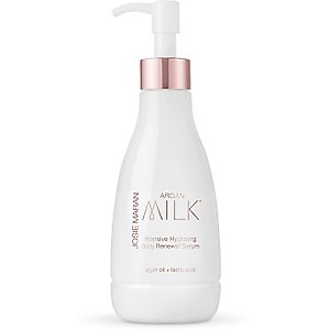 Josie Maran Argan Milk Intensive Hydrating Body Renewal Serum - Deeply Hydrating Anti-Aging Treatment (198 ml/6.7 fl. oz, Unscented)