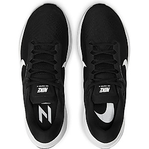 NIKE Air Zoom Structure 24 Men's Trainers Sneakers Road Running Shoes DA8535 (Black/White 001), Black White, 13