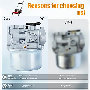 QAZAKY Carburetor for 497314 497347 497410 497586 498170 498254 498255 498966 499617 692648 693909 694202 698444 790821 799868 799872 50657 520966 16401 20716 20712 20713 20714 14111 122000 4hp - 7hp
