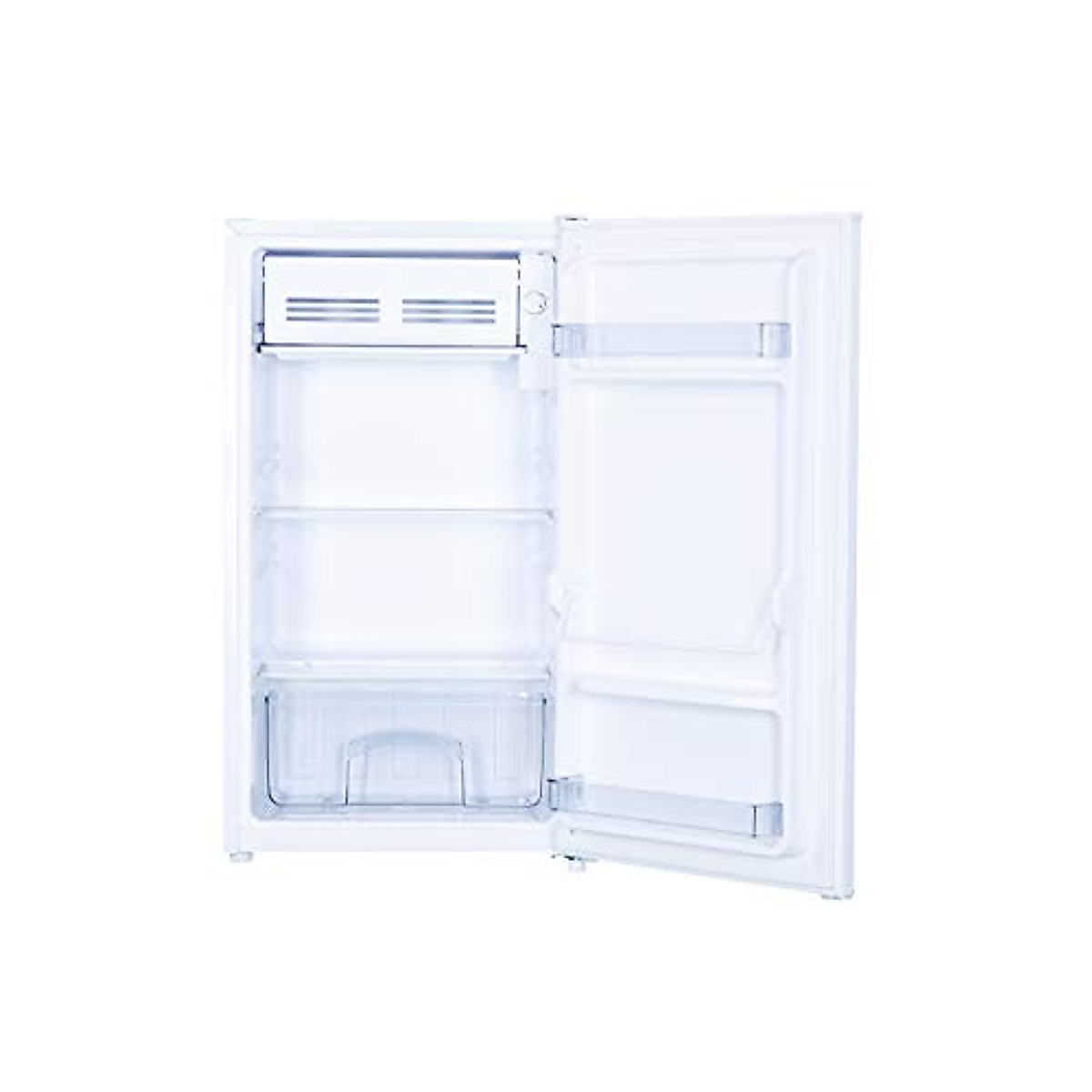 Danby DCR033B1WM 3.3 Cu.Ft. Compact Refrigerator, Mini Fridge with Chiller for Bar, Living Room, Den, Basement, Kitchen, or Dorm, White