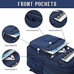 Hiking Waterproof 13" Laptop Backpack Purse for Women and Men,Travel Backpack