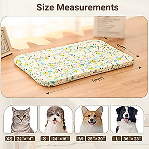 Magic Dog Medium Crate Bed & Pad, Super Soft Pancake Style, Machine Washable, 28-Inch
