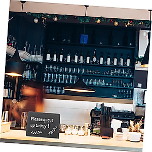 Operitacx Desktop Easel 16pcs Supermarket Label Blackboard Table Fruits and Vegetables Plastic Child Kids Tabletop Easel