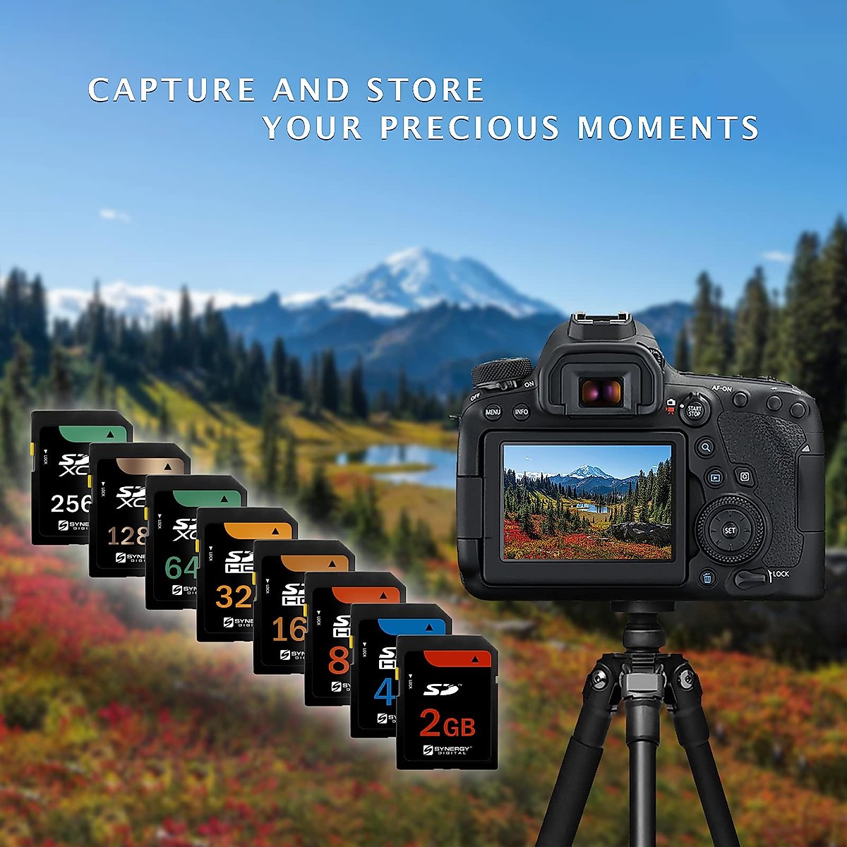 Synergy DIgital Camera Memory Card, Compatible with Canon Powershot A550 Digital Camera Memory Card 8GB Secure Digital High Capacity (SDHC) Memory Card