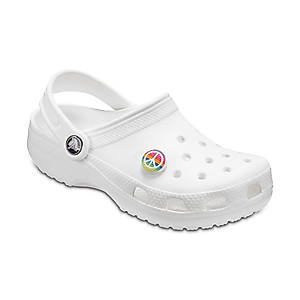 Crocs Jibbitz Rainbow Shoe Charms | Jibbitz for Crocs, Rainbow Peace Sign, Small