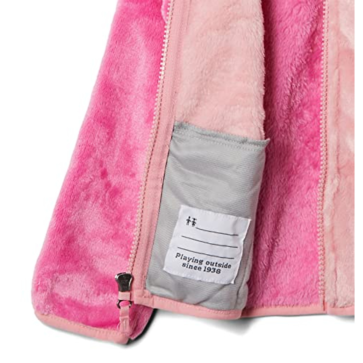Columbia Baby Foxy Baby Sherpa Full Zip, Pink Ice/Pink Orchid, 12/18