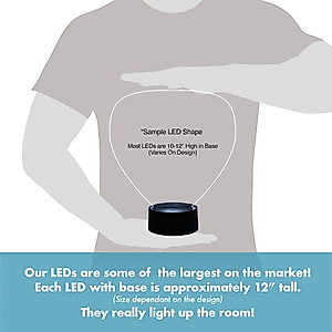 Tattoo Artist Tattoo Gun Personalized LED Sign/Lamp with Remote and 16 Changing Colors