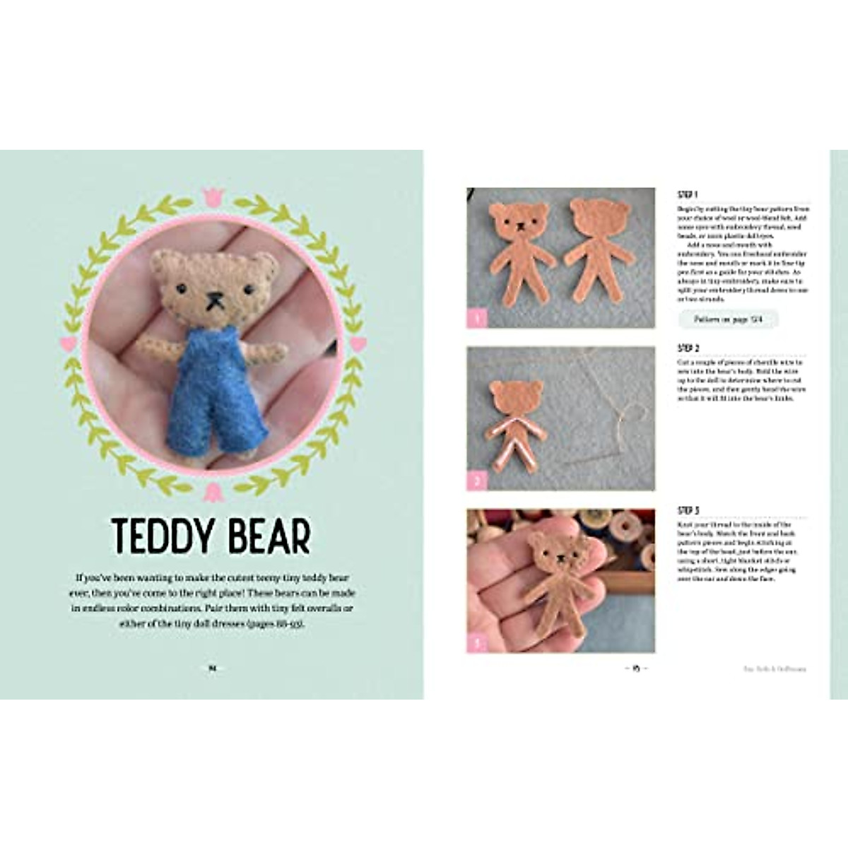 Tiny Felt Cuties & Creatures: A step-by-step guide to handcrafting more than 12 felt miniatures--no machine required (Sew Cute!, 2)
