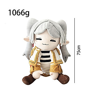 QAHEART 2024 New Frieren Soft Figure Pillow, 75cm Big Size Anime Figure Hug Pillow Home Sofa Cushions Decoration