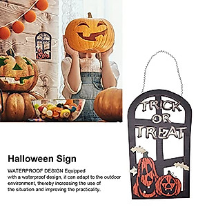 Halloween Welcome Sign, Halloween Decorations, Home Decor Accessories, LED Halloween Sign, Pumpkin Skull Tombstone Shaped Battery Powered Welcome Sign for Home Office Party