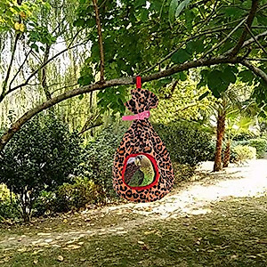 Hamiledyi Winter Warm Hanging Bird Nest House,Parrot Cage Hammock Hideaway Cave Bed for Canary Parakeet Cockatiel Cockatoo Lovebird