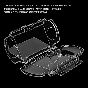 Stylish Shockproof Transparent Protective Case with Movie Bracket for 3000, Prevent Slipping