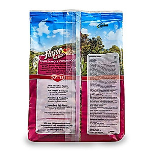 Kaytee Fiesta Big Bites Food For Small Pet Parrots And Conures, 4 Pound