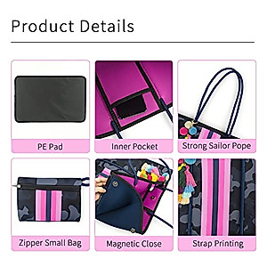 Neoprene Bag, Tote Bags Neoprene Tote Bag Handbags for Women Neoprene Bag for Women Neoprene Beach Bag by ORAD