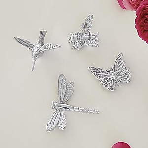 Mariposa Hummingbird Napkin Weight Silver Small