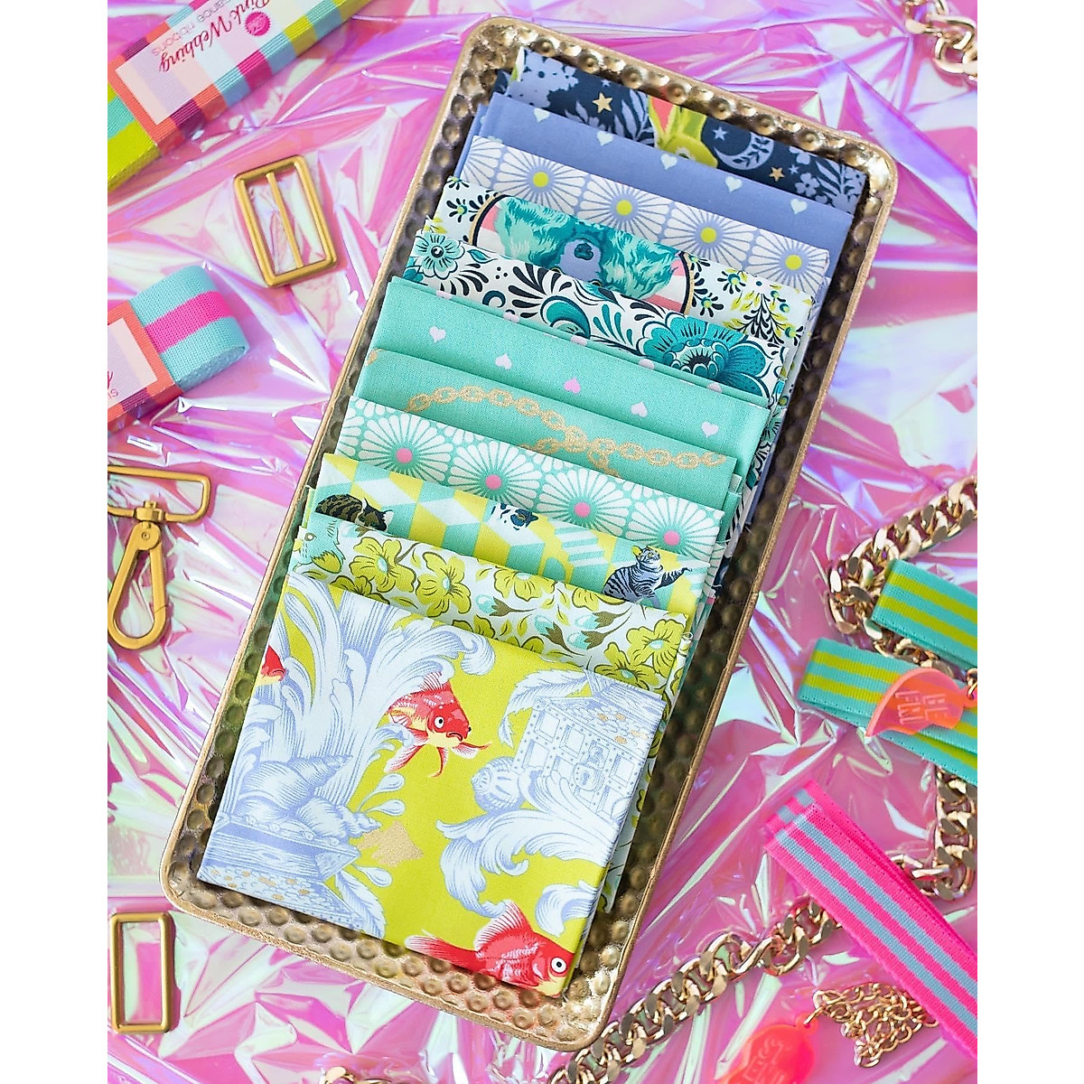 Besties Fat Quarter Bundle (22 Pieces) by Tula Pink for FreeSpirit (FB4FQTP.Besties)