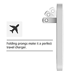 Type C Flat Wall Charger, Galvanox Ultra Slim (Multi-Port Power Adapter) for iPhone 11/12/13 iPhone 14 Pro/Max and Samsung Galaxy Models, 20W Fast Charging Outlet Plug (Dual USB-C USB-A)