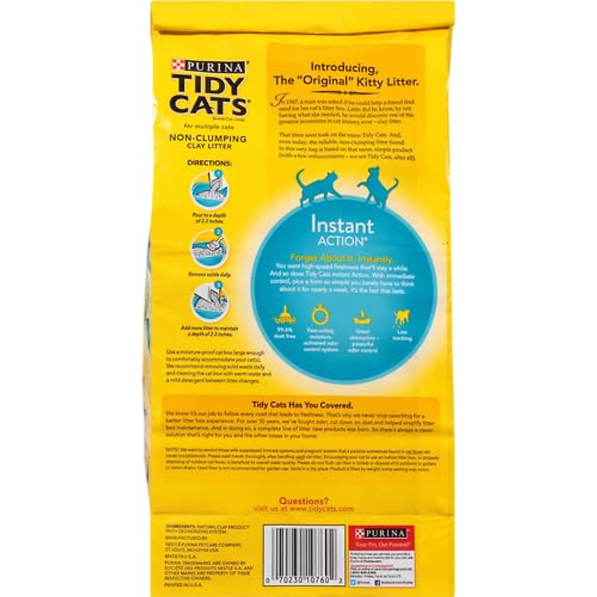 Tidy Cat Multi Cat Cat Litter, 10 lb