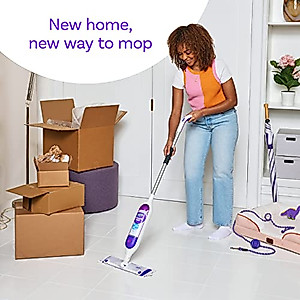 Swiffer PowerMop Multi-Surface Mop Kit for Floor Cleaning, Fresh Scent, Mopping Kit Includes PowerMop, 2 Mopping Pad Refills, 1 Floor Cleaning Solution with Fresh Scent and 2 Batteries