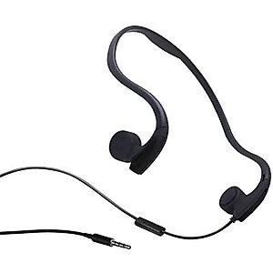 Conduction Headphone Bone Conduction Headphones, Outdoor Sport Headset Waterproof Sweatproof Wired Earphone, Noise Reduction with Mic, for Running, Sports, Fitnes (Color : B)